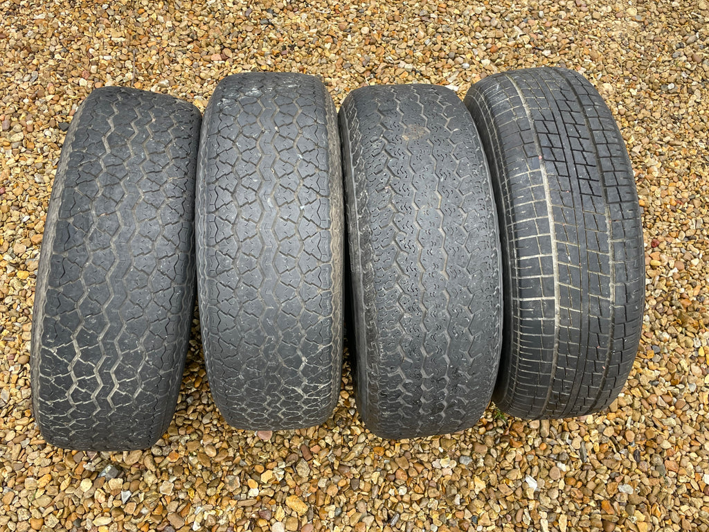 DAIMLER JAGUAR XJ40 METRIC Teardrop alloy wheels x4 5x120.65 220/65 R3 ...