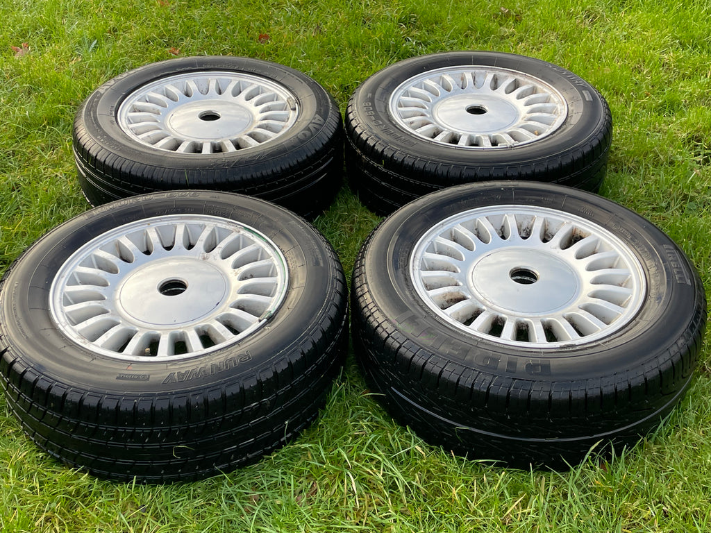 Jaguar Daimler XJ40 X300 X308 XJS 20 Spoke 16” Alloy wheels x4 & tyres ...