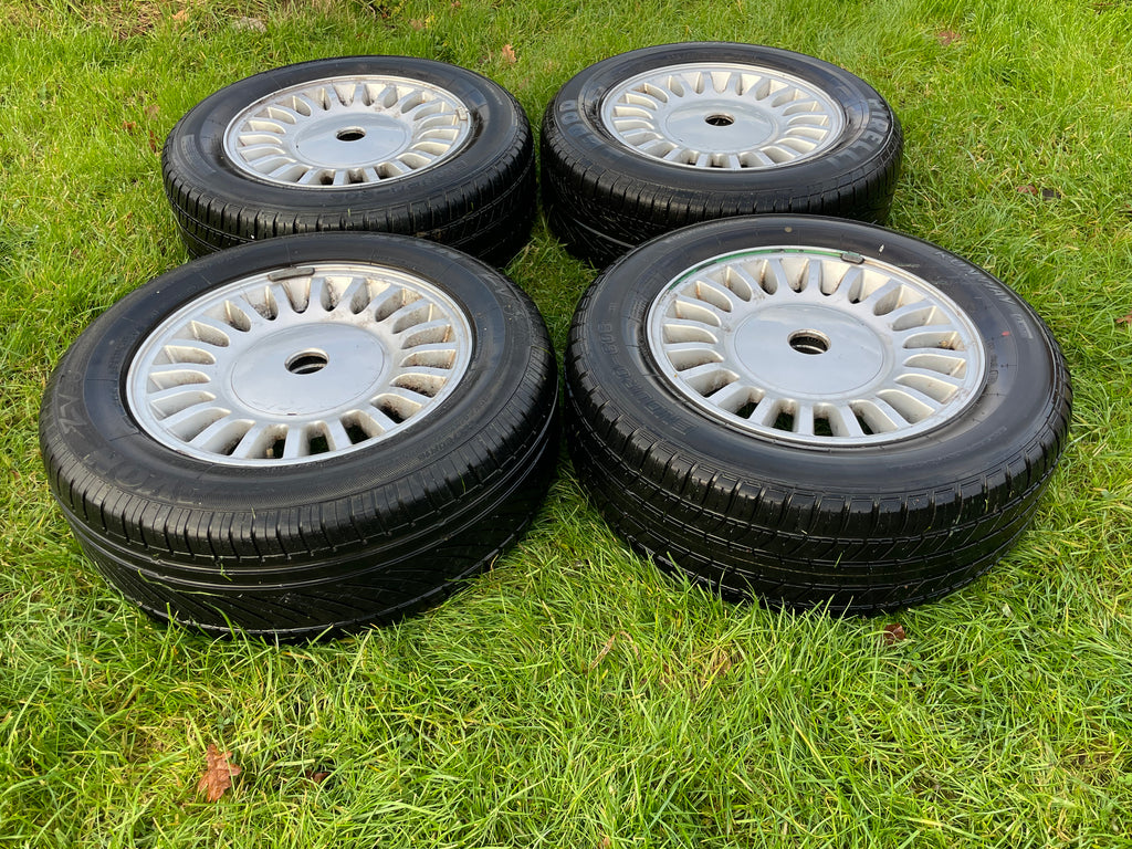 Jaguar Daimler XJ40 X300 X308 XJS 20 Spoke 16” Alloy wheels x4 & tyres ...