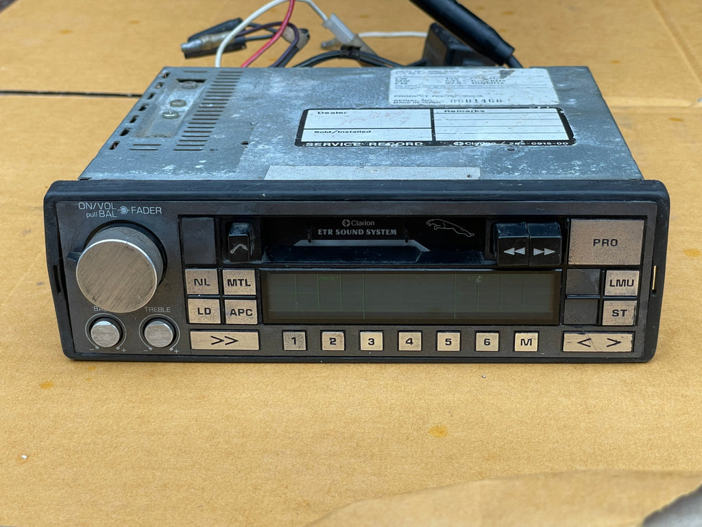 Daimler Jaguar XJS SERIES 3 XJ12 XJ6 Clarion radio cassette player PRE ...