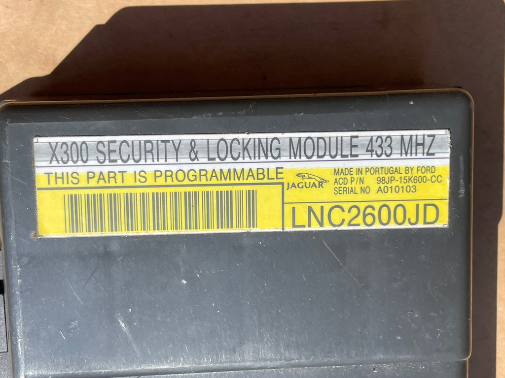 Jaguar X308 XJ8 Security & Locking module 433mhz LNC2600JD – Black ...