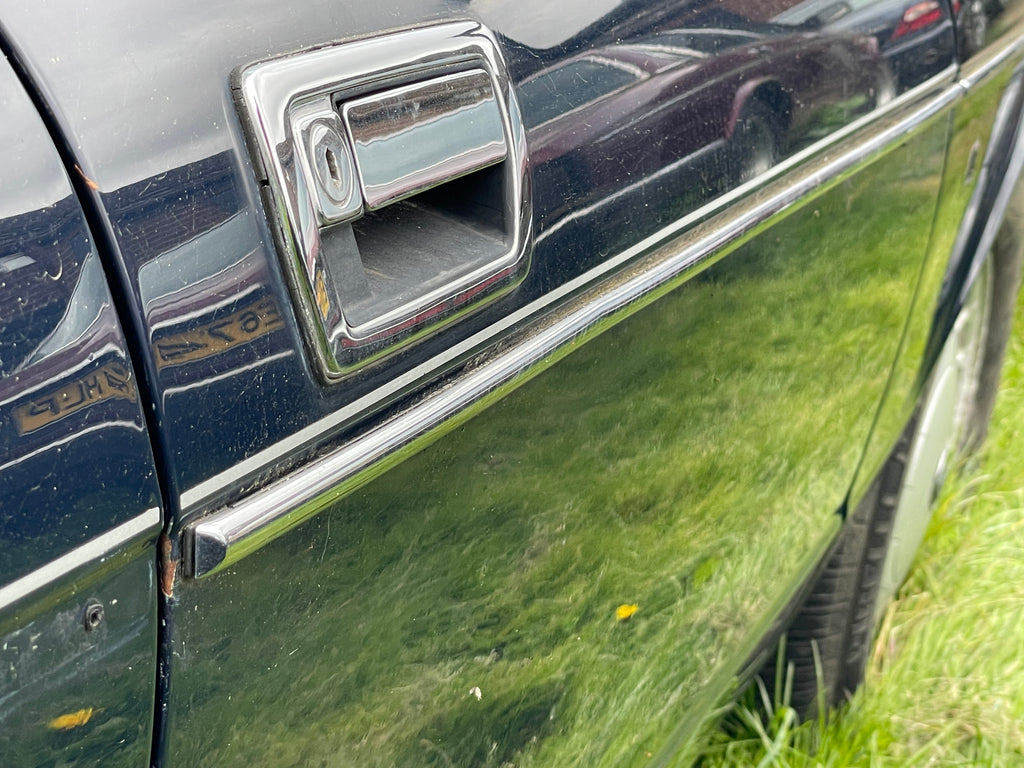 Daimler Jaguar XJ40 Chrome Coachline Body Side Moulding Swage line Doo ...
