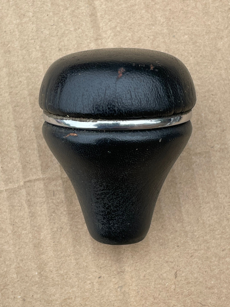 Daimler Jaguar XJ40 X300 X308 XK8 black leather gear knob auto shifter ...