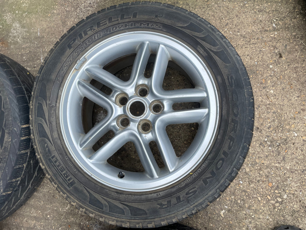 Land Range Rover P38a Discovery 2 18” Hurricane Alloy Wheels 8Jx18 4x ...