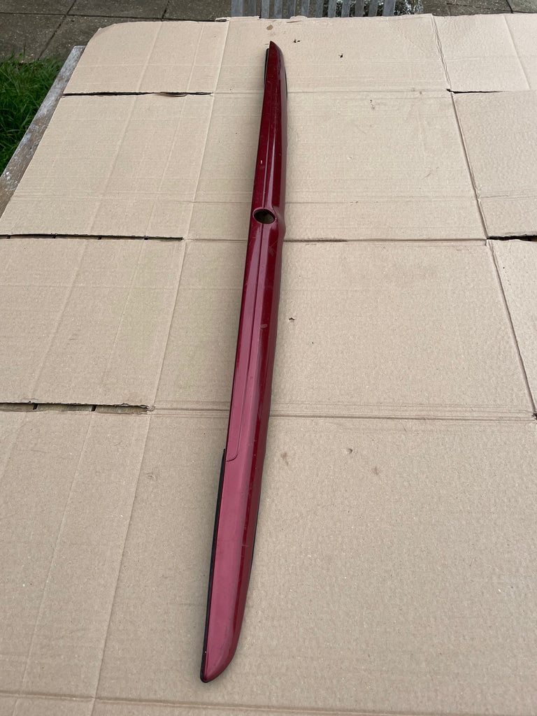 Jaguar X308 X300 XJR boot chrome plinth trim painted CFH FLAMENCO RED ...