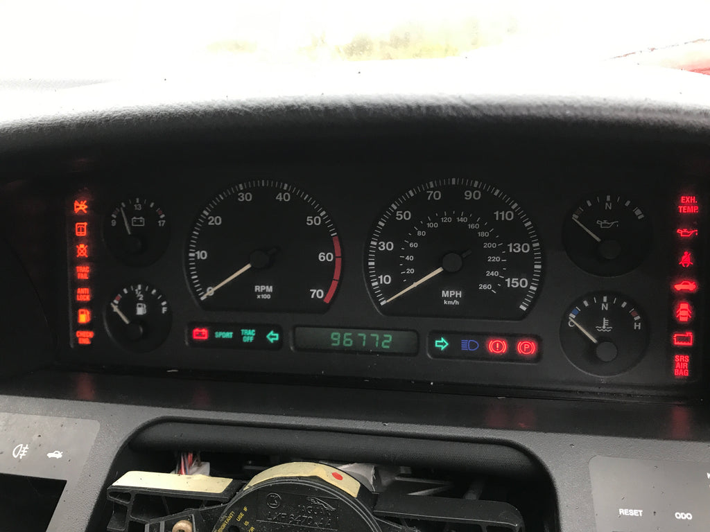 Jaguar X300 3.2 4.0 instrument cluster dash binnacle dials clocks ...