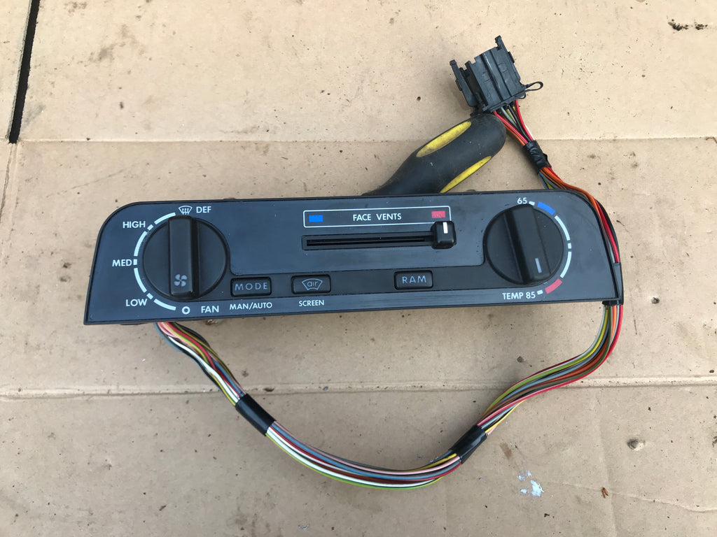Jaguar XJ40 86-92 Heating Heater cooling Fan Control Panel – Black ...