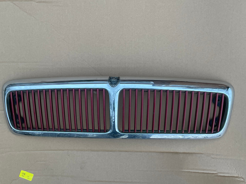 Jaguar X300 XJ6 XJ Sport grill stainless steel chrome with red vein in ...