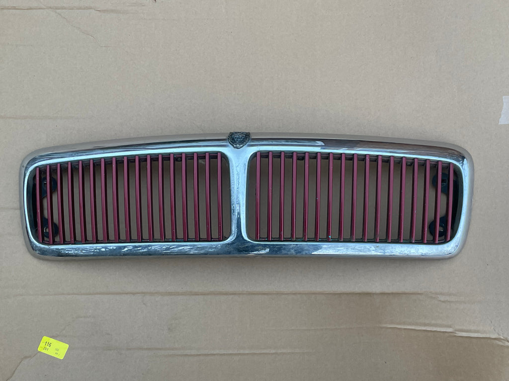 Jaguar X300 XJ6 XJ Sport grill stainless steel chrome with red vein in ...