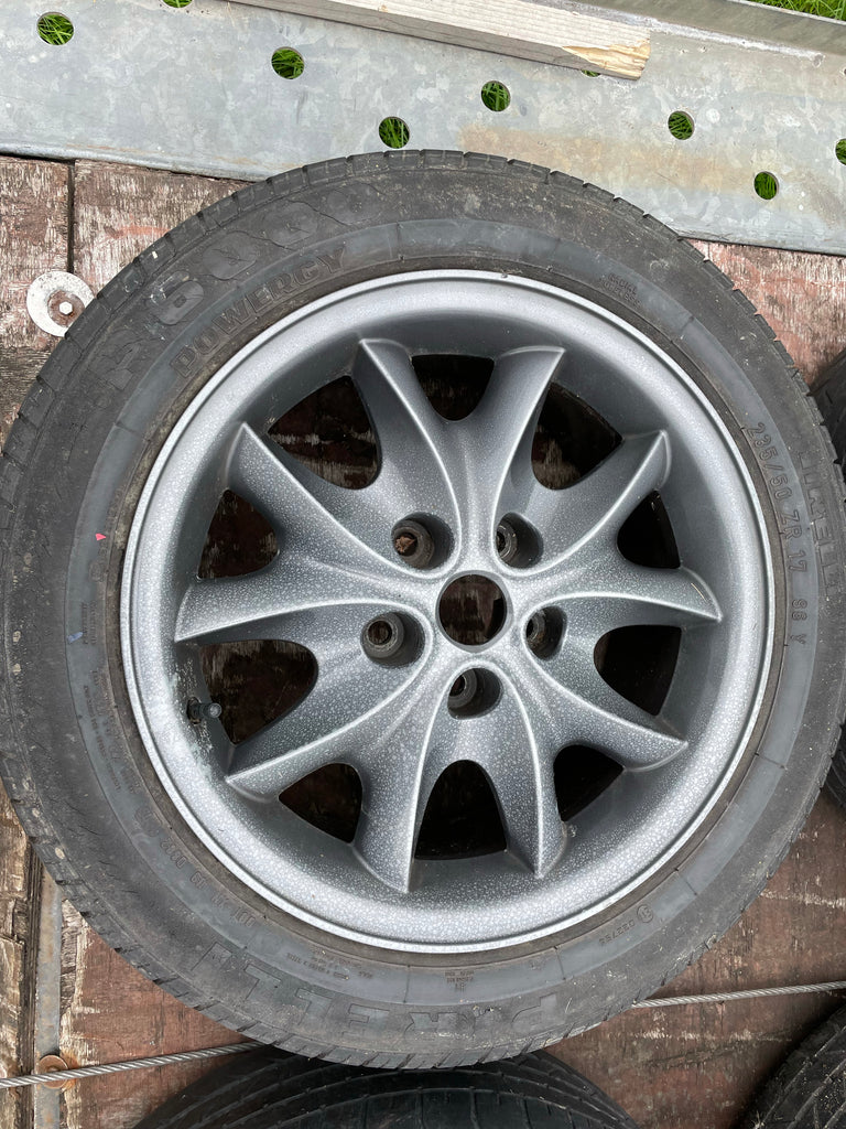 JAGUAR 17" XJ40 X300 X308 XJ40 XJS XK8 Celtic Alloy wheels x4 17x8J 5x ...