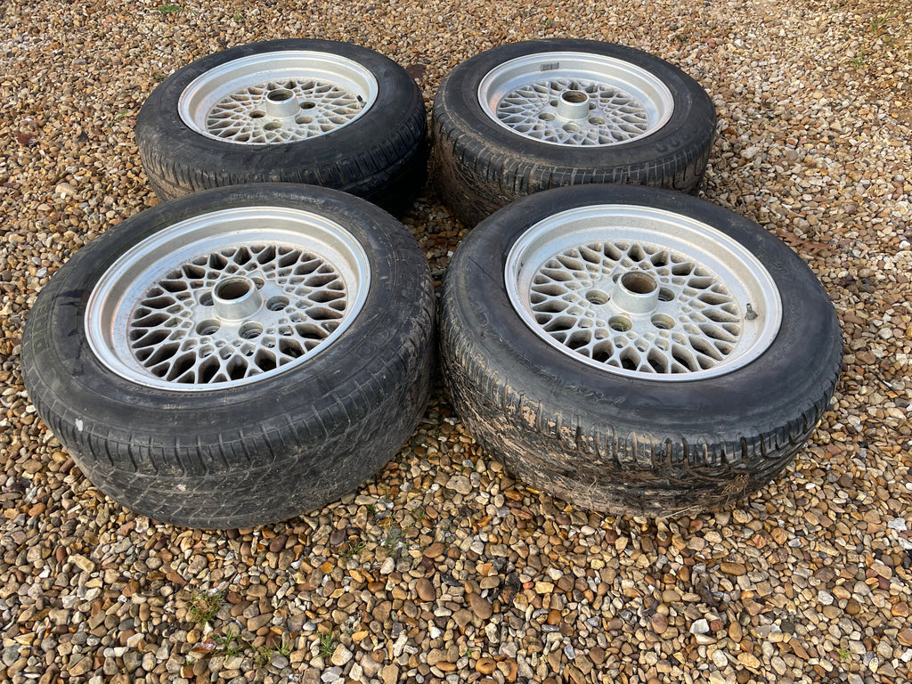 JAGUAR Daimler XJS X300 XJ40 16” Lattice Cross Spoke alloy wheels x4 1 ...