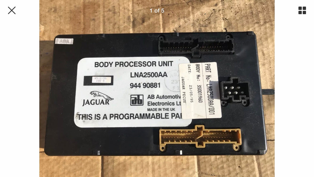 Jaguar X300 Body Processor Unit LNA2500AA – Black Cherry Jaguar