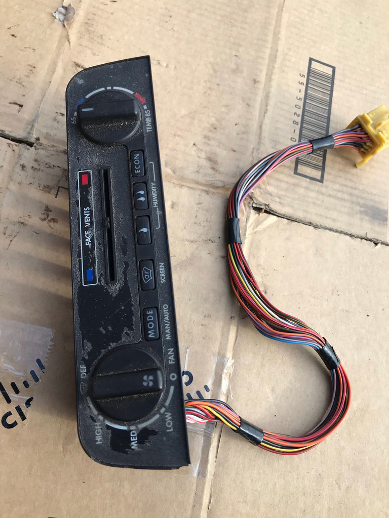 Jaguar XJ40 90-92 heating fans AIR CON Heater climate control panel DB ...