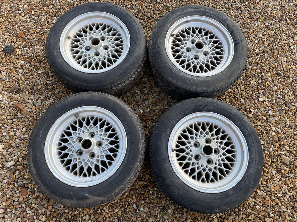 JAGUAR Daimler XJS X300 XJ40 16” Lattice Cross Spoke alloy wheels x4 1 ...