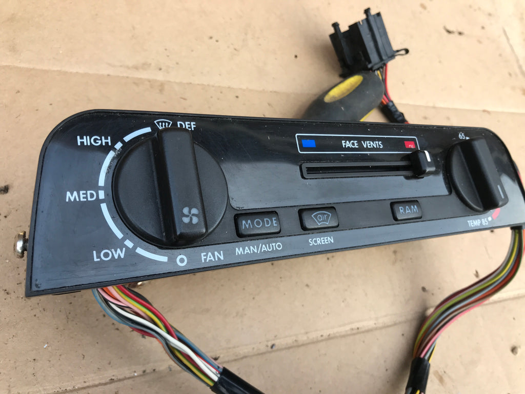 Jaguar XJ40 86-92 Heating Heater cooling Fan Control Panel – Black ...