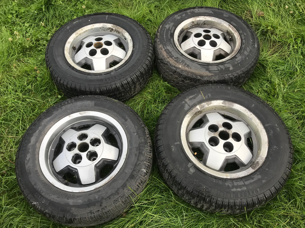 Daimler JAGUAR 15" XJS S3 series 3 Starfish Alloy wheels x4 15x6.5 5x1 ...