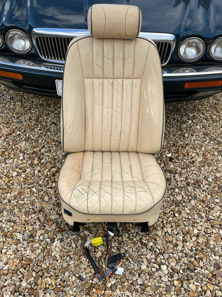 JAGUAR XJ40 XJ6 Sovereign AEM Magnolia Leather Front Right Seat with S ...