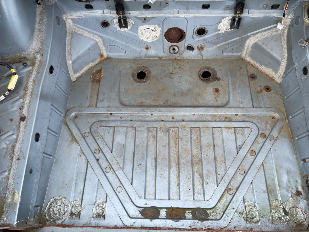 Jaguar XJ40 86-94 Trunk boot floor repair panel – Black Cherry Jaguar